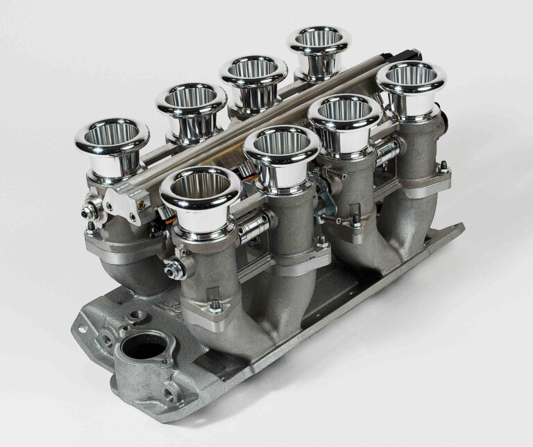 V8 Kit, Chevy 350, 50mm Air Horn - Borla Induction